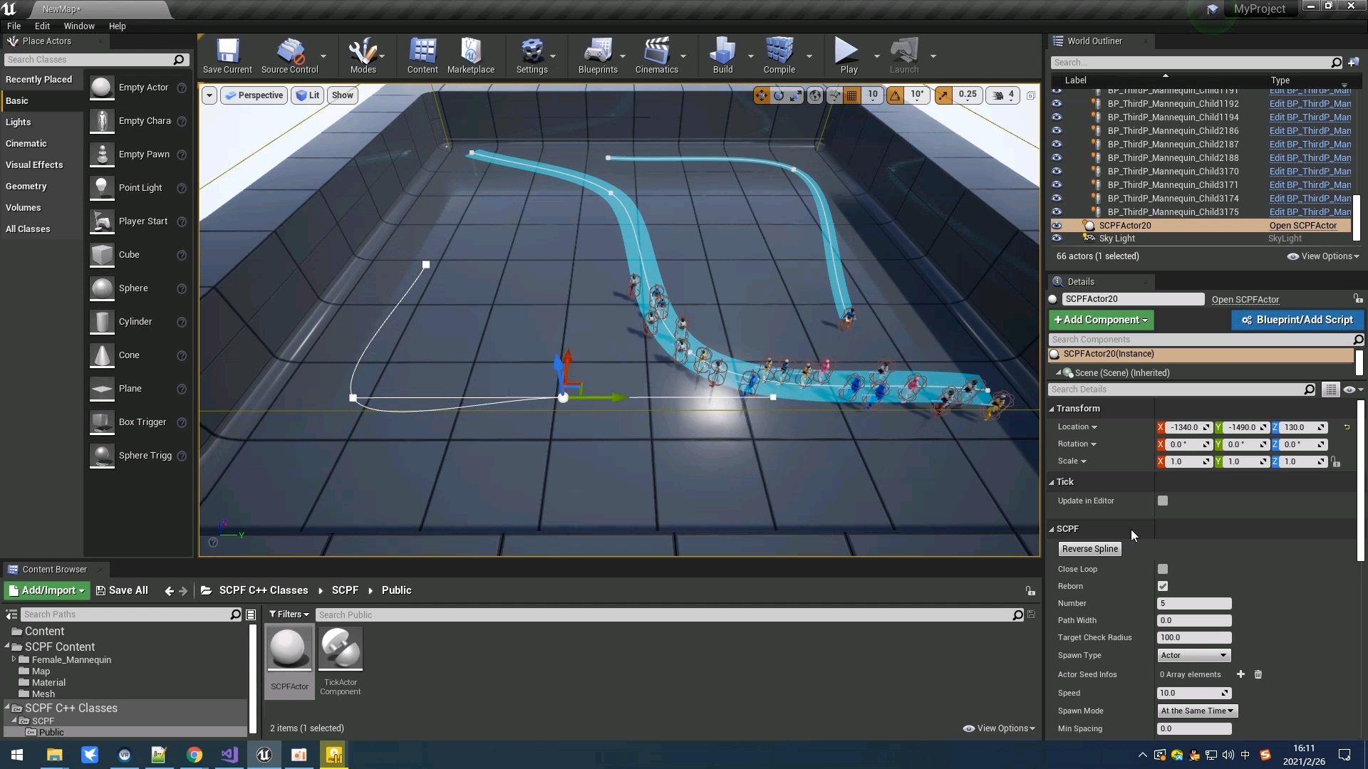 UE4路径跟随插件