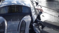 迈凯伦570S伦敦街头狂飙失控撞车!300万的豪车没了