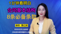 做生意防风险应看:1分钟看懂合同基本结构,正文8条主要条款