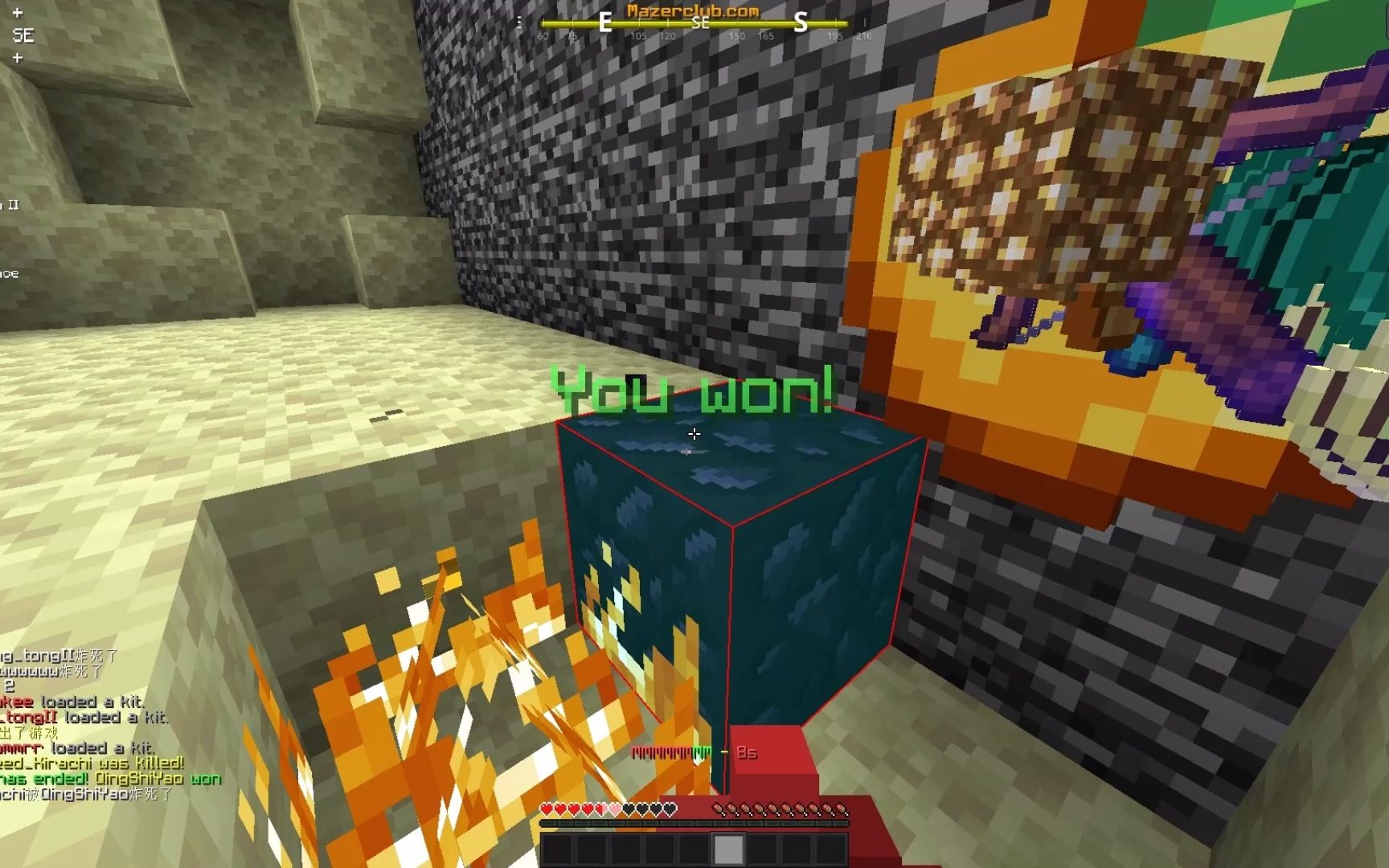 【我的世界高版本水晶pvp】外服素材_单机游戏热门视频