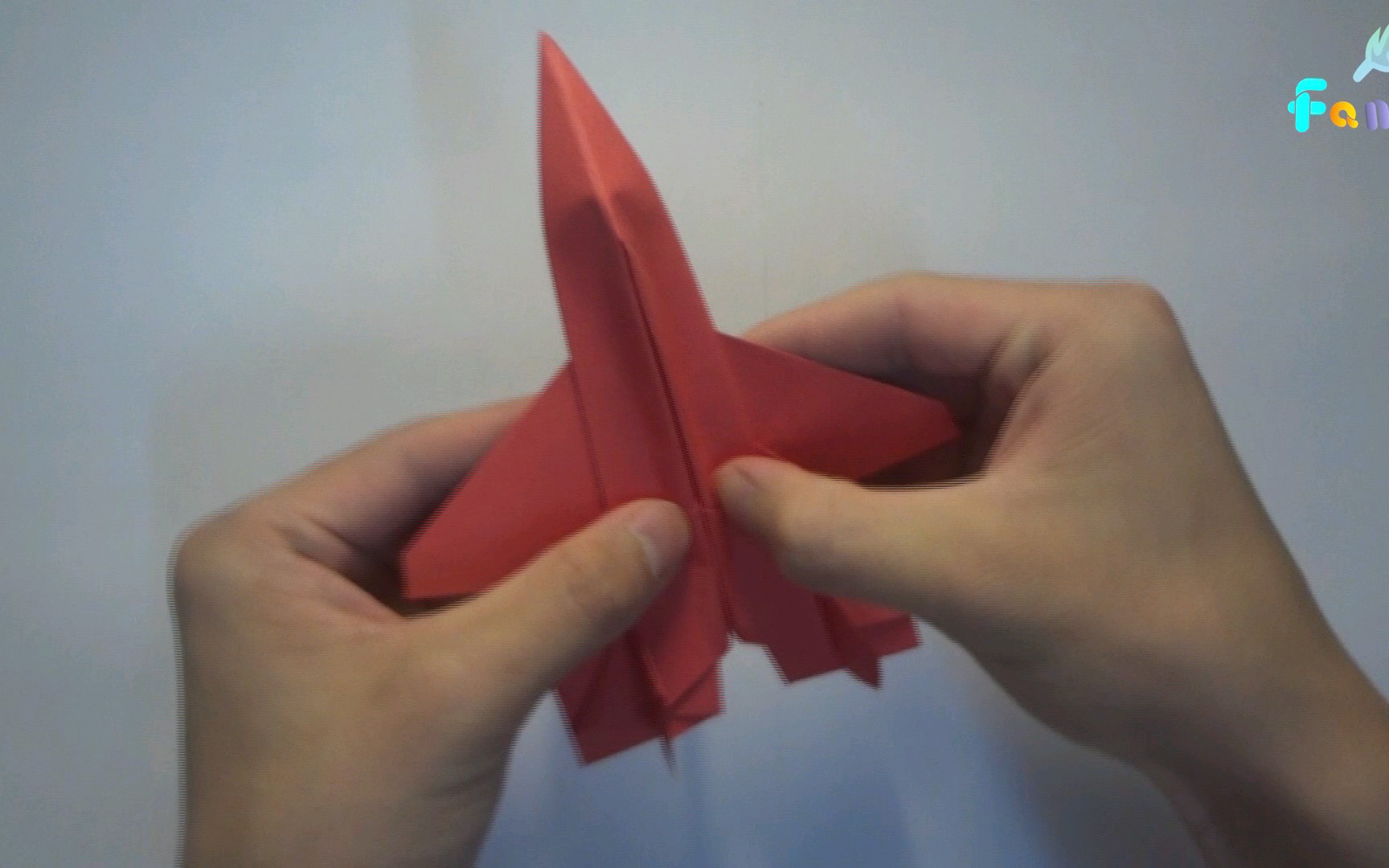 【模型折纸】 歼20战斗机模型折纸