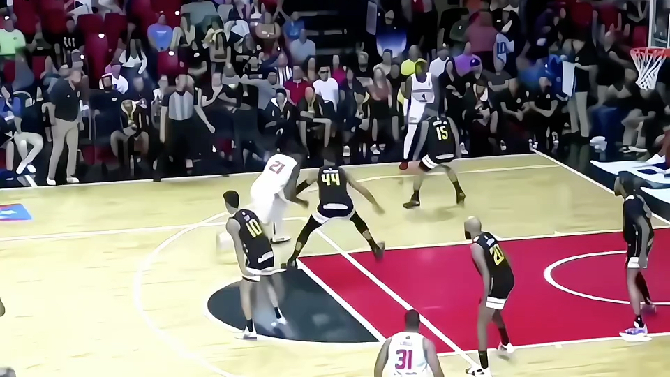 24分15板!大白边怀特塞德在波多黎各联赛上,是这样打球的!