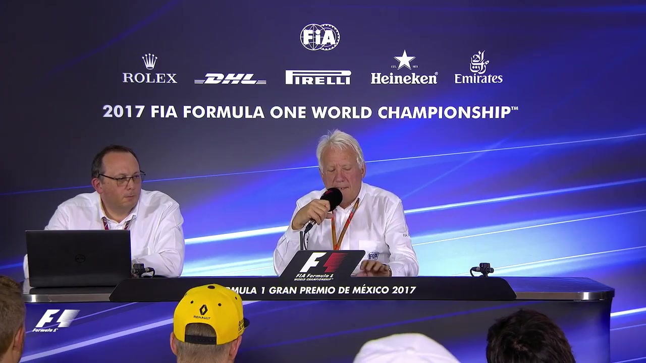 F1 | 2017 墨西哥大奖赛赛前车手简报会议