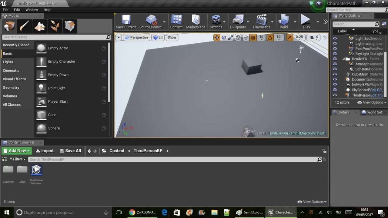 UE4实现角色跟随路径运动