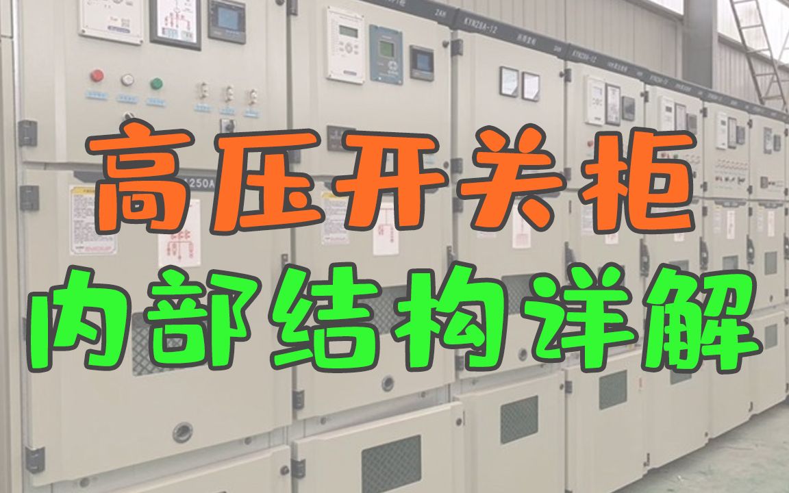 3D动画 | 直观演示高压开关柜的内部结构