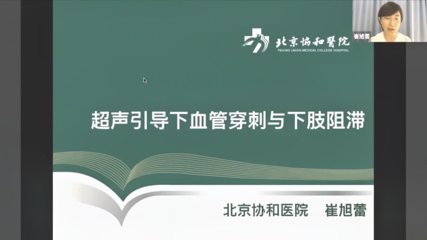 超声引导下血管穿刺与下肢阻滞