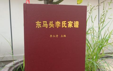 河南省济源市李氏家谱,详细记载了济源李氏家族世系和李姓字辈