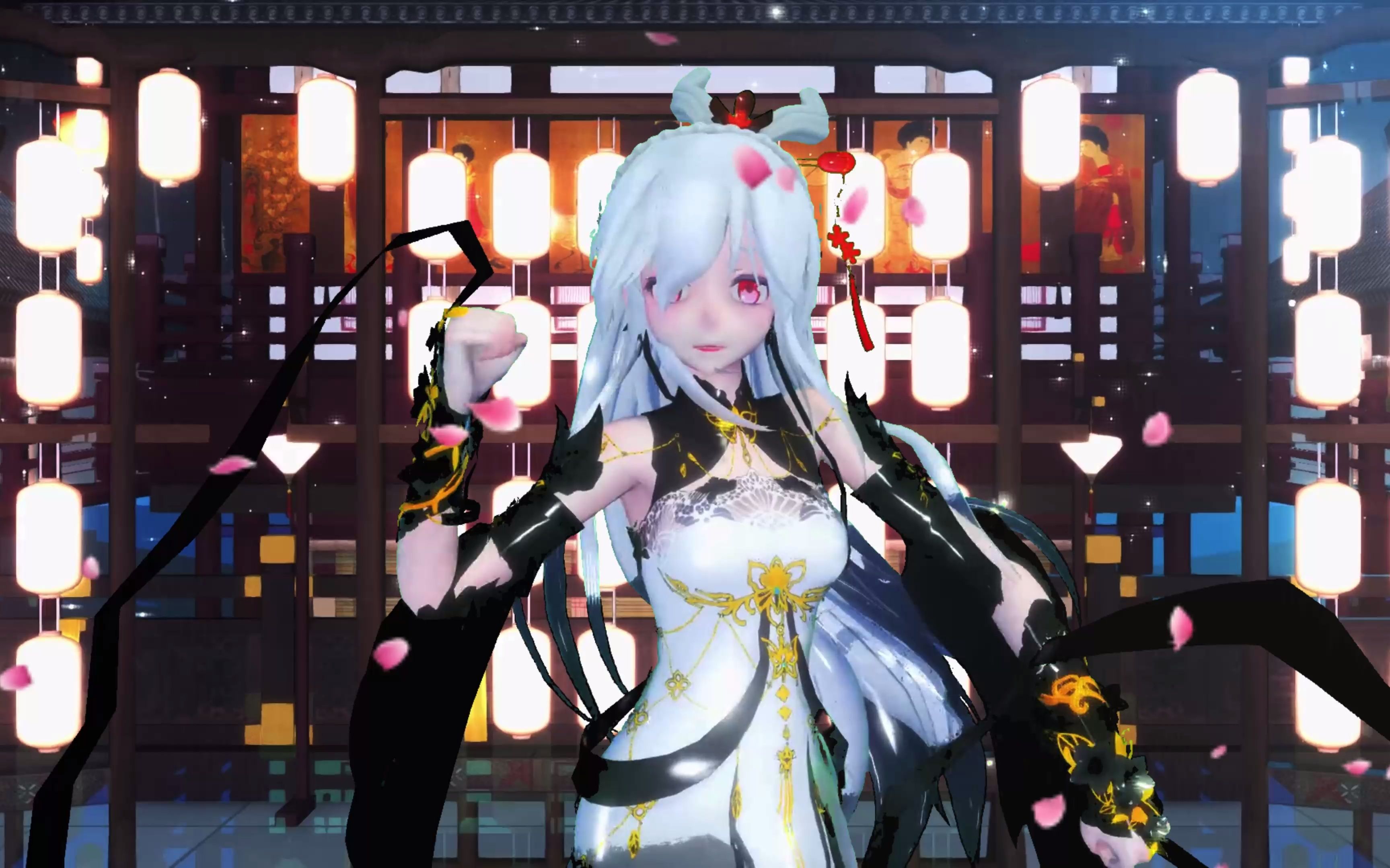 【弱音MMD]ߌ�此生不换,弱音与你共度中秋~