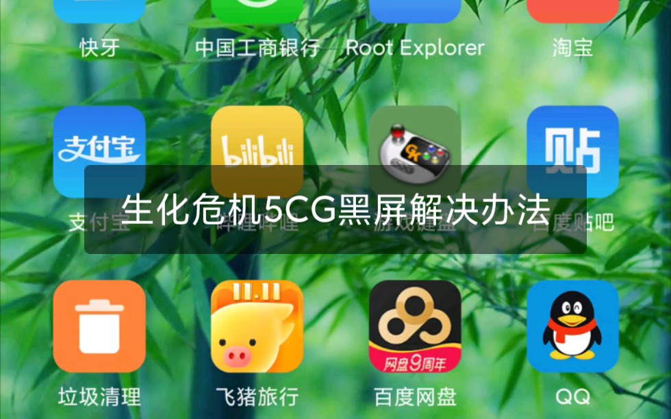 exagear玩生化危机5CG黑屏解决办法—适用于ED302任意版本。