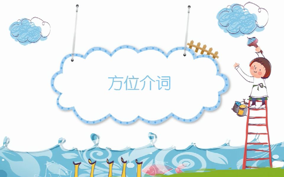 小学英语语法第12讲-方位介词