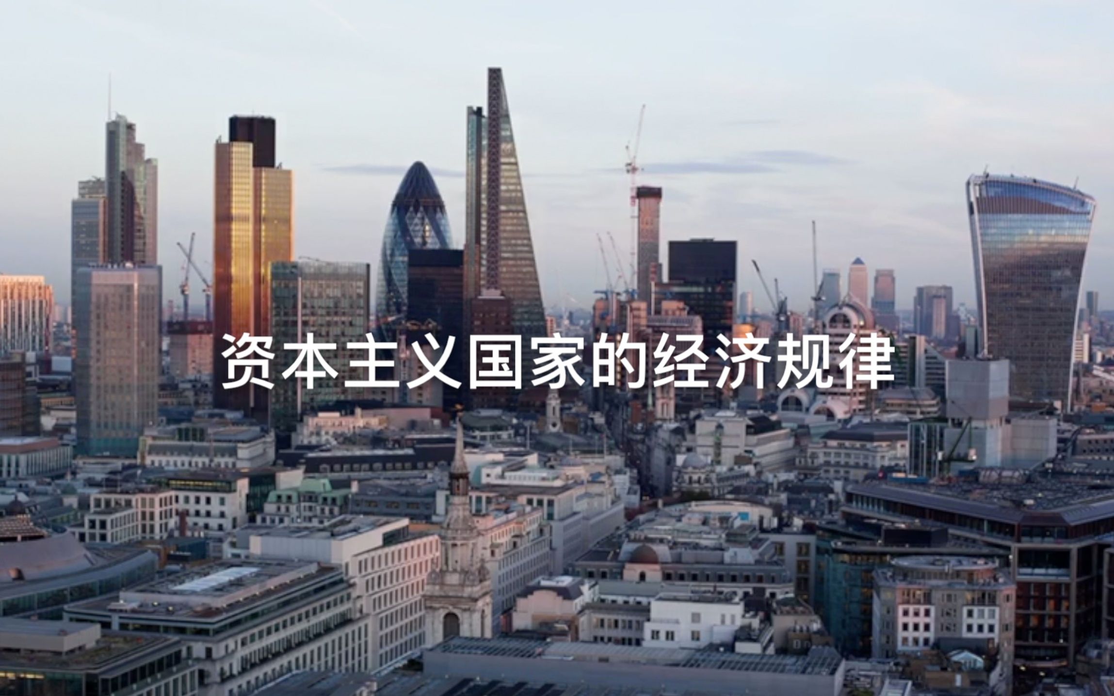 资本主义国家的经济规律