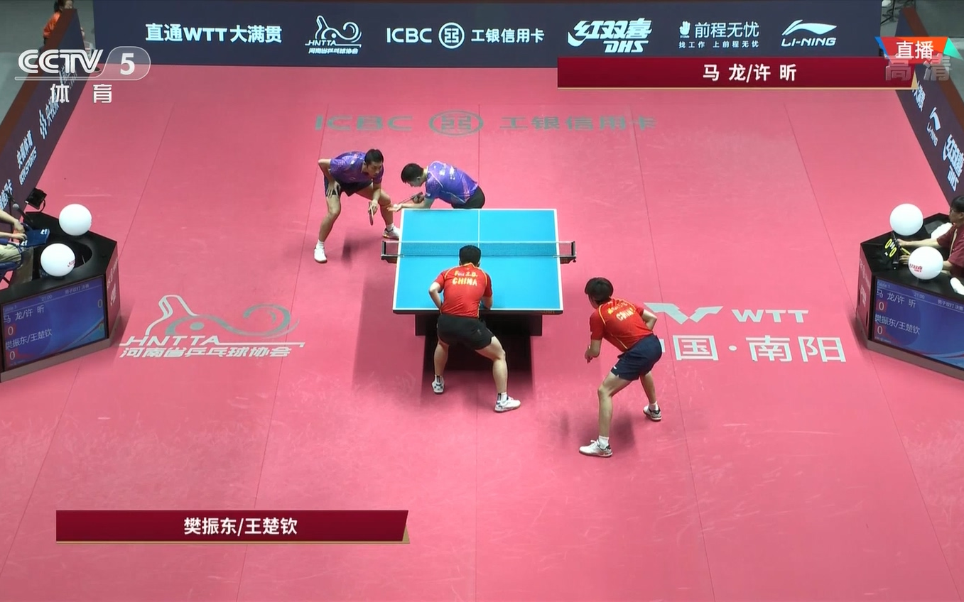 2021南阳直通赛丨男双决赛丨央视解说丨樊振东/王楚钦 vs 马龙/许昕