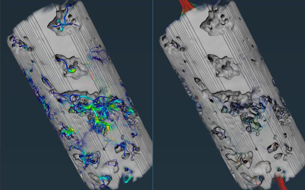 【Avizo培训练习】骨化 和 绝对渗透率实验模拟