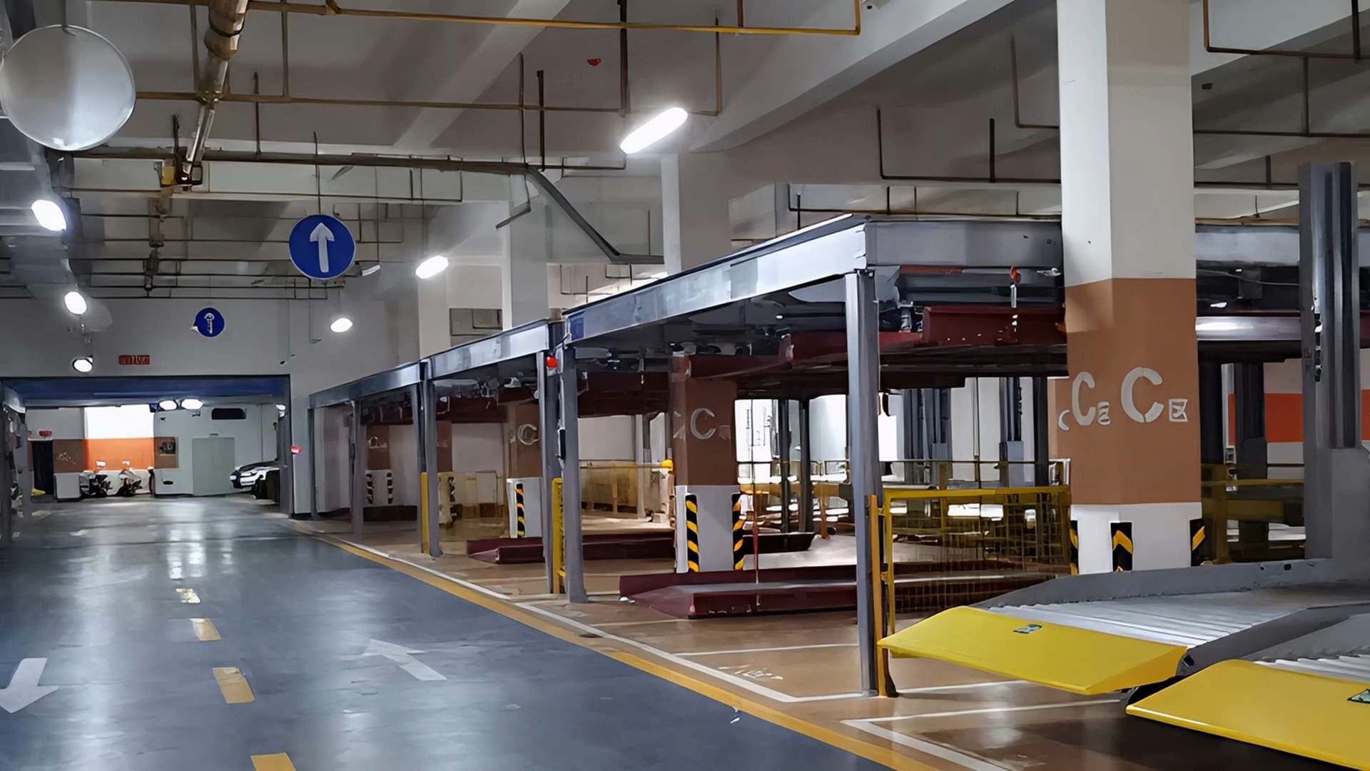 简易立体车库租赁 二层家用机械停车场施工 4柱立体停车位过规划 ...