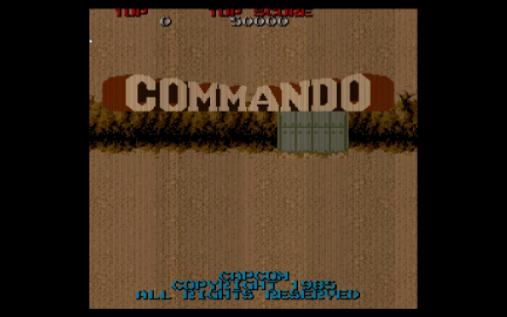 演示:战场之狼/Commando (World) [commando] MAME金手指7分钟演示