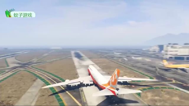 飞机模拟:波音747降落时,不幸撞到通讯基站坠毁