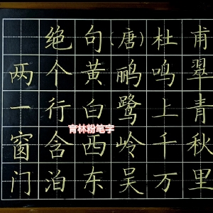 育林练字 