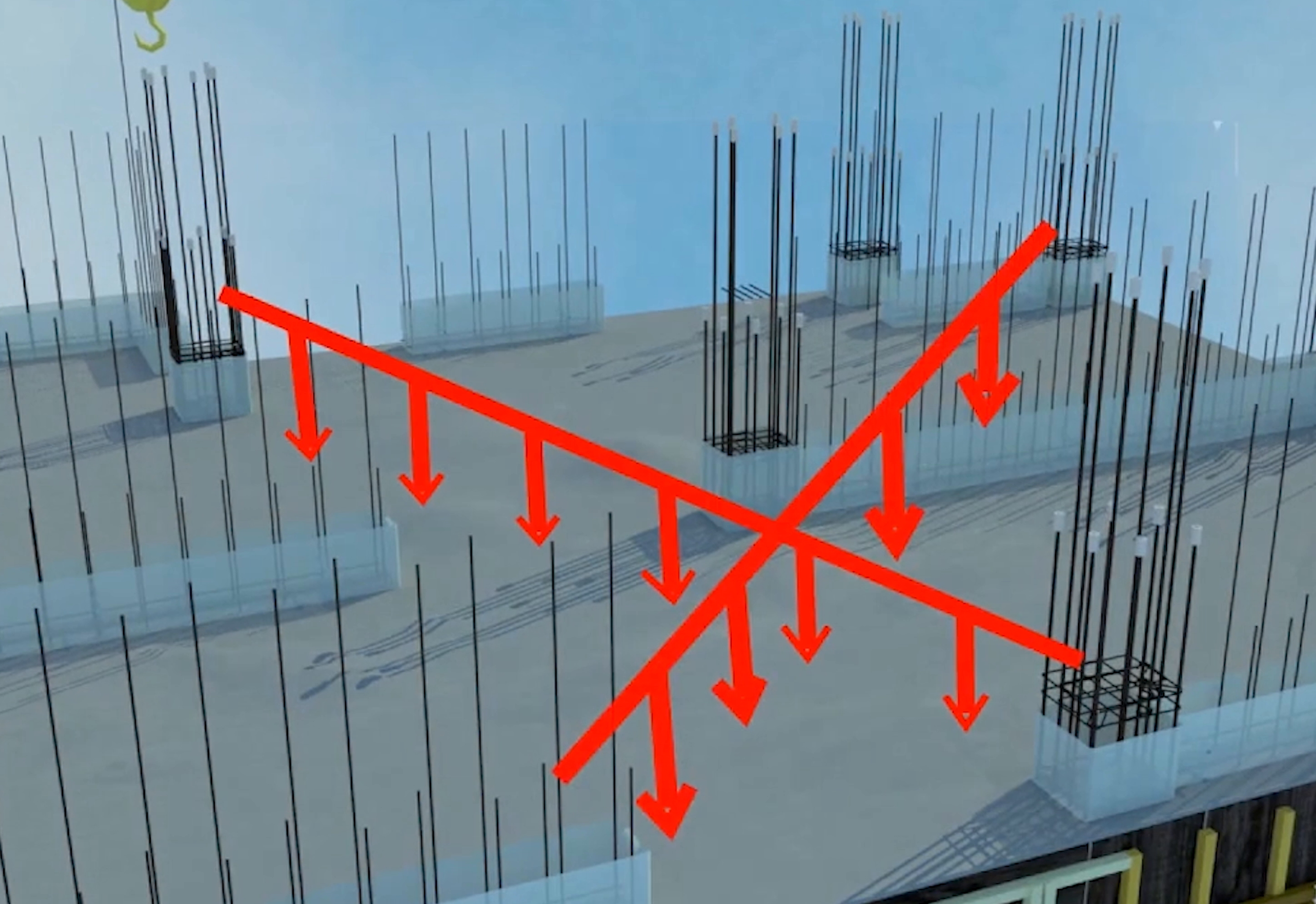 混凝土浇筑完毕后养护BIM可视化技术交底