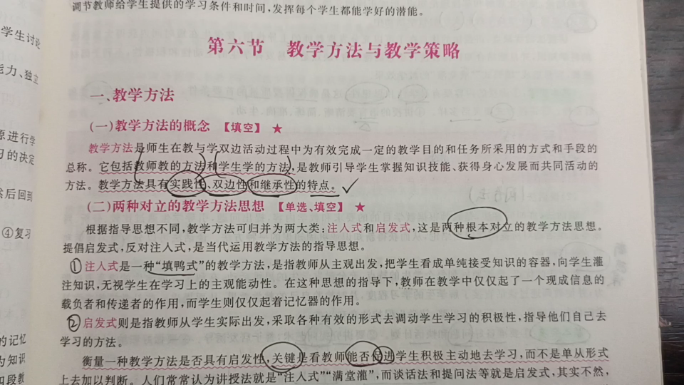 【河南专升本教育理论】第六章第六节教学方法与教学策略磨耳朵(自用)