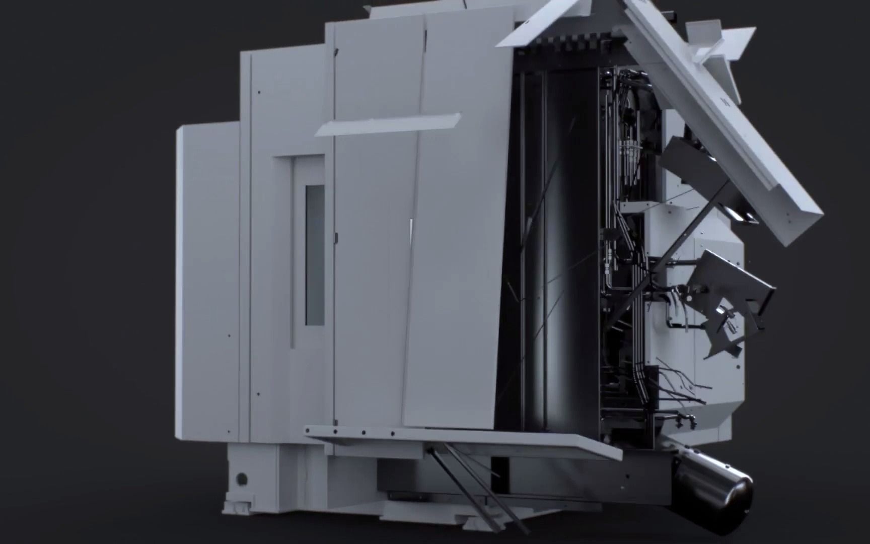 【埃斯维】德国SW 四主轴卧式五轴加工中心