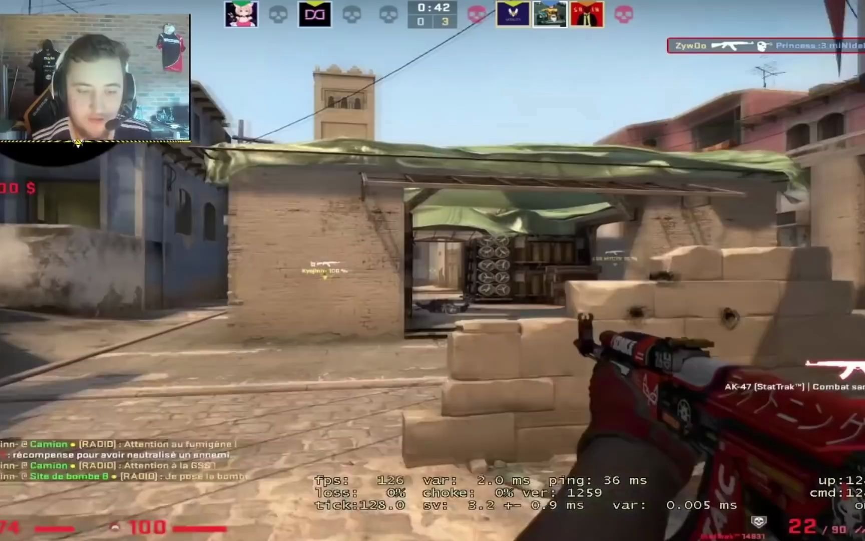 【CSGO】zywoo在FACEIT平台疯狂炸鱼