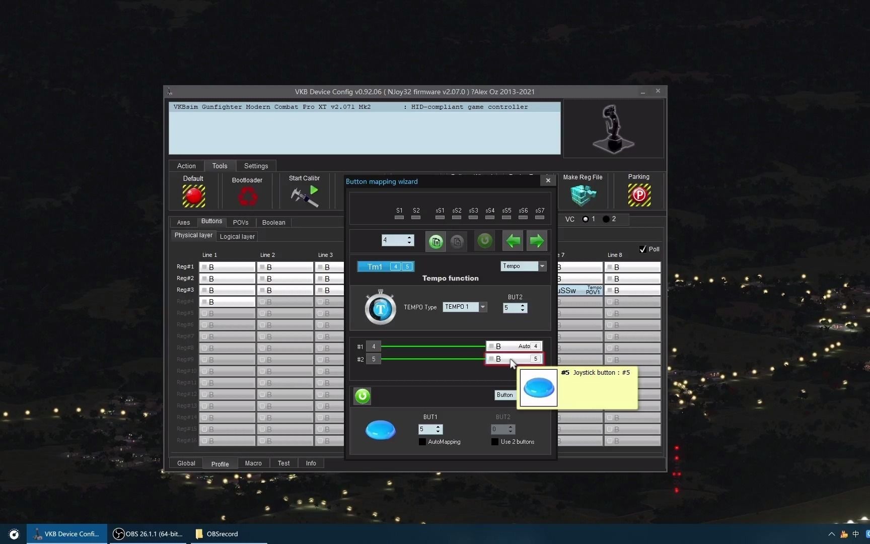 VKB 实用功能之“Tempo”( DCS IL2 )