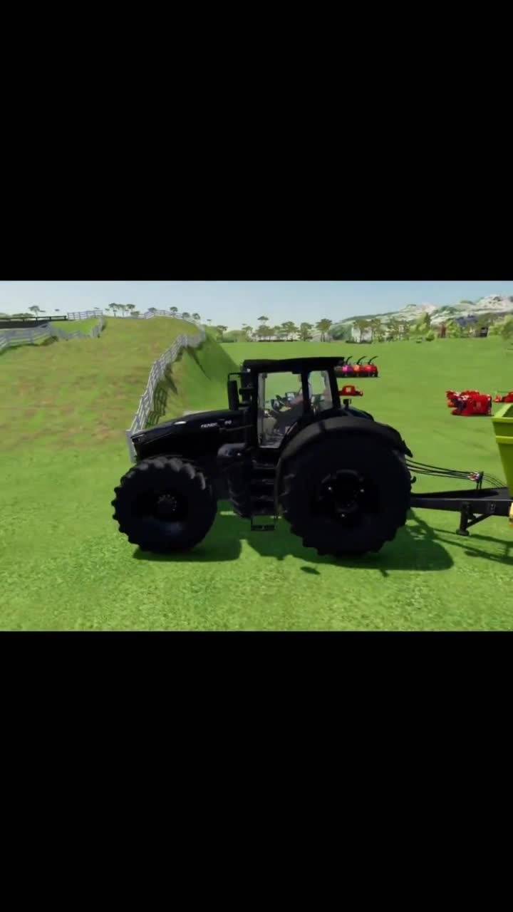 动漫:卡车拉货 拖拉机上山 工程车动画片大全