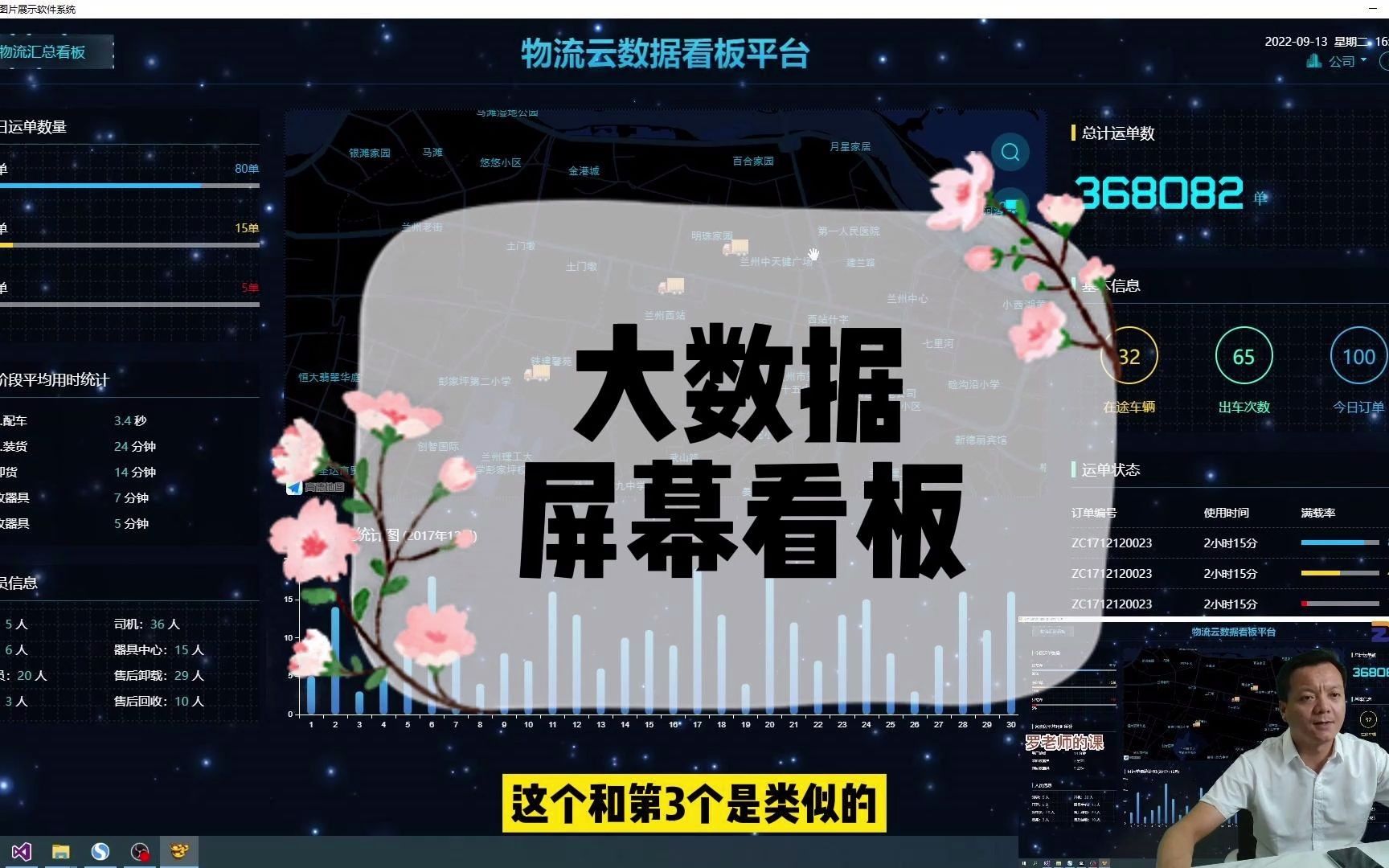 ...看板 #大屏幕互动 #数据看板制作 #winform #软件开发 #编程 #计算机