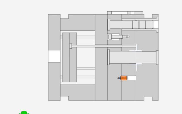 注塑模具结构——顺序脱模机构_尼龙拉钩式
