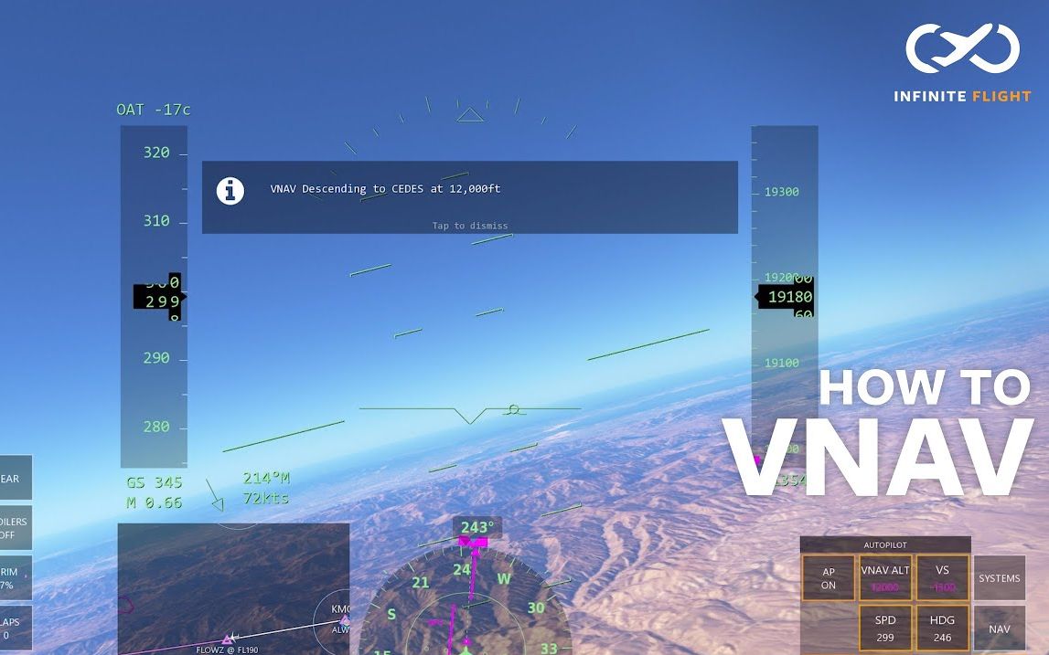 【IF/无限试飞】如何使用vnav(高度导航)