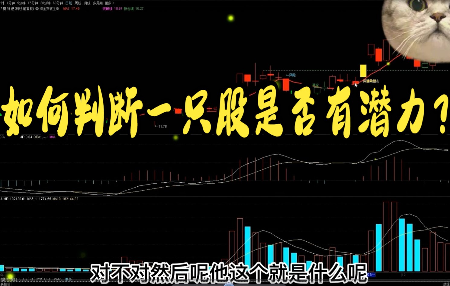 如何判断一只股是否有潜力?股票涨跌一目了然!不漂移无未来,散户必备!