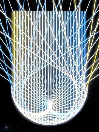 不同条数射线的焦散图案。#几何图形 #星球动画