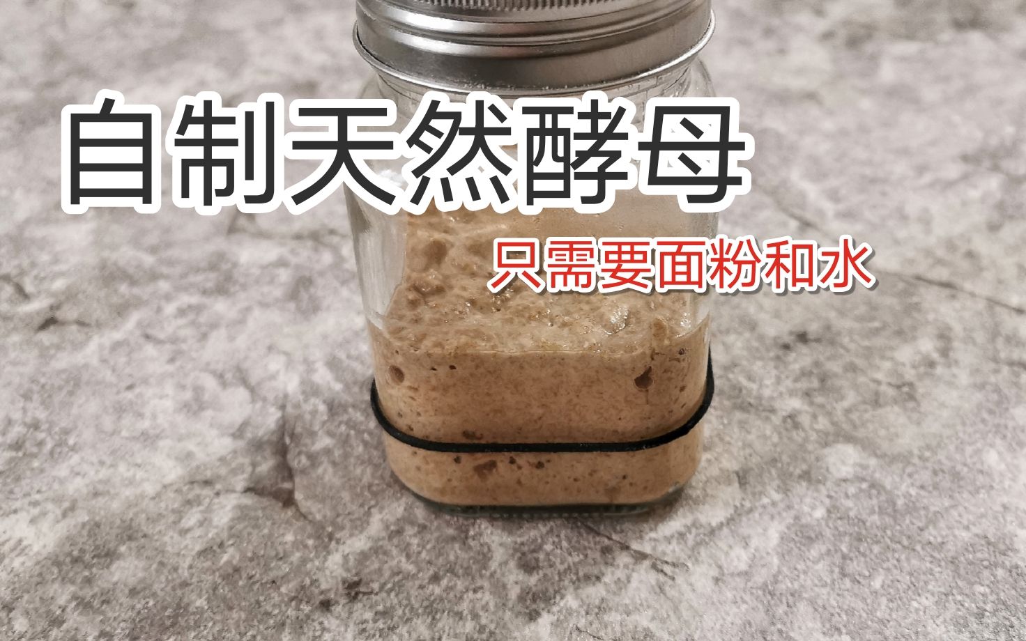 ...起种到收种 /天然酵种/酸种How to make sourdough starter from scratch.