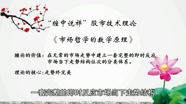 缠论课程 系列教程