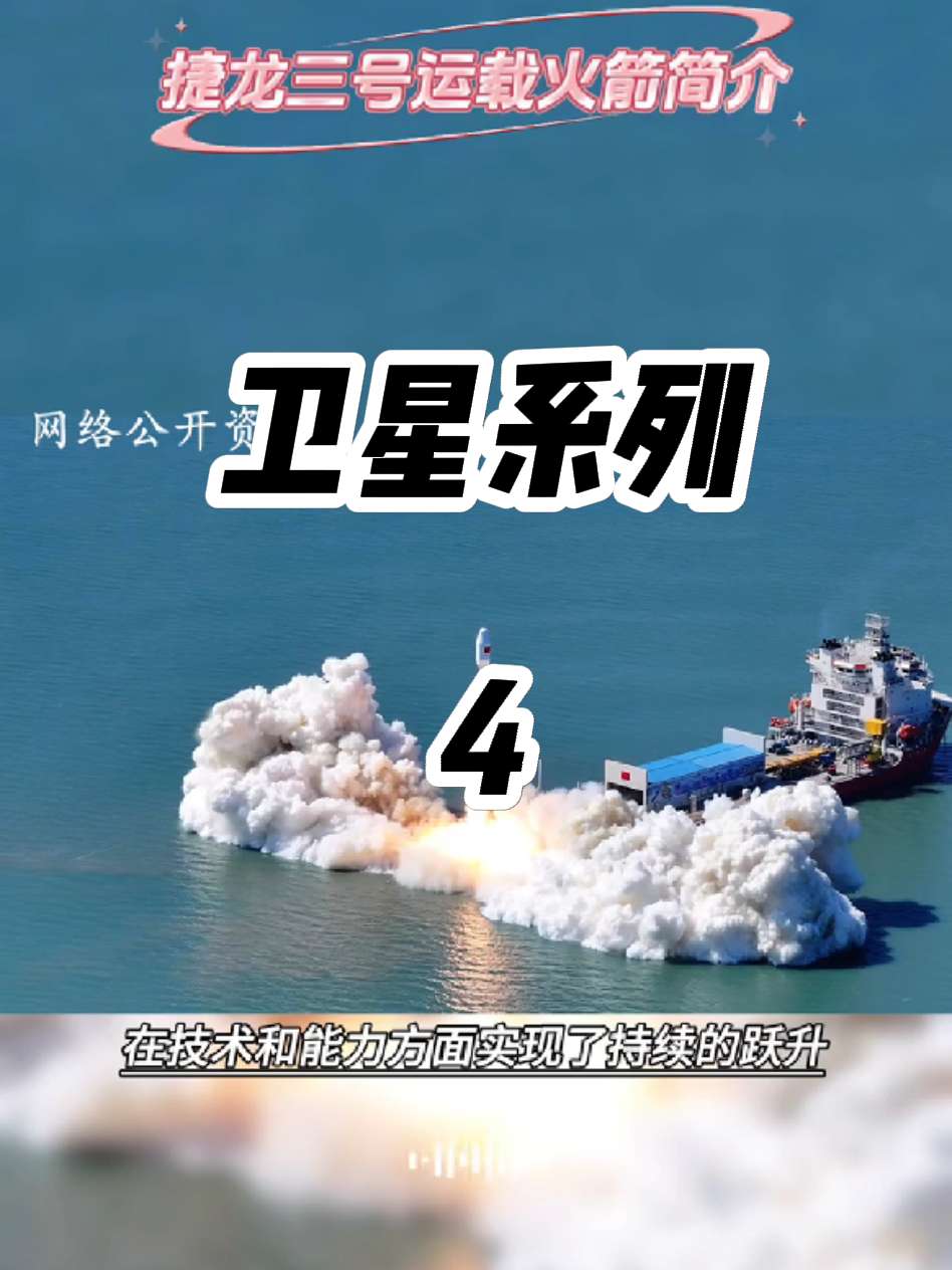 我国从海上成功发射微厘空间01组卫星#中国航天逐梦九天 #海上发射...