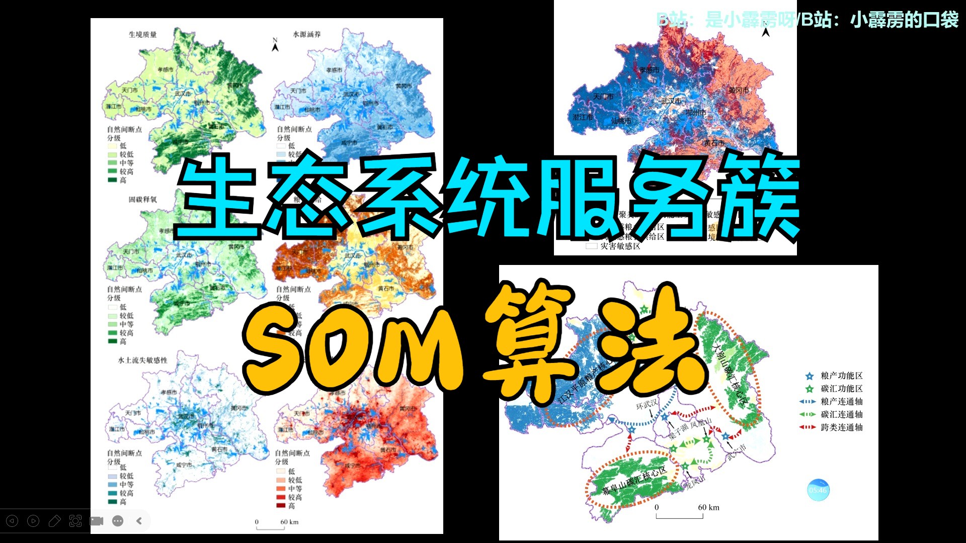 基于R语言自组织映射SOM算法生态系统服务簇的识别(一)