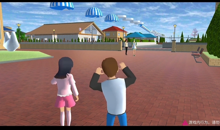 樱花校园模拟器:逃离公园跑酷