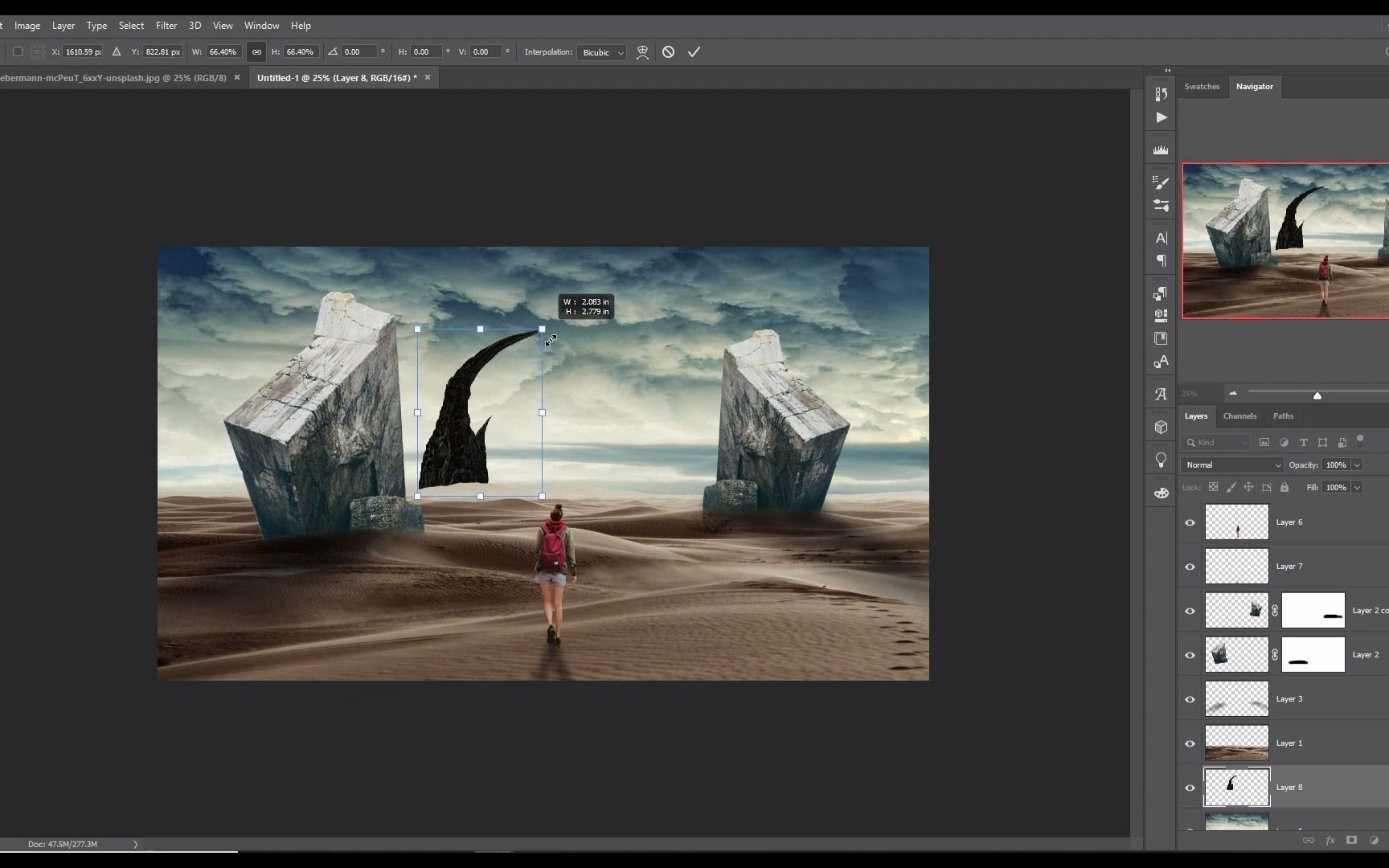 旅行数字艺术 Photoshop 操作完整概念编辑