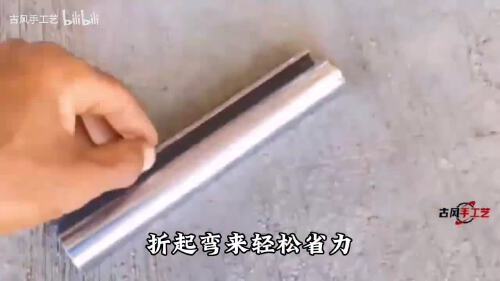 创意无限:小伙自制钢管折弯神器,轻松省力成型