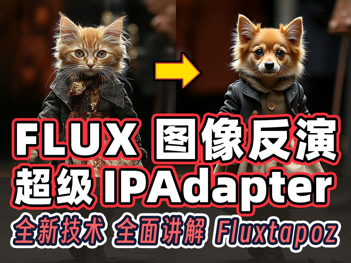 【FLUX教程】Flux的另类超级IPAdapter来了!轻松实现材质+风格+构图...