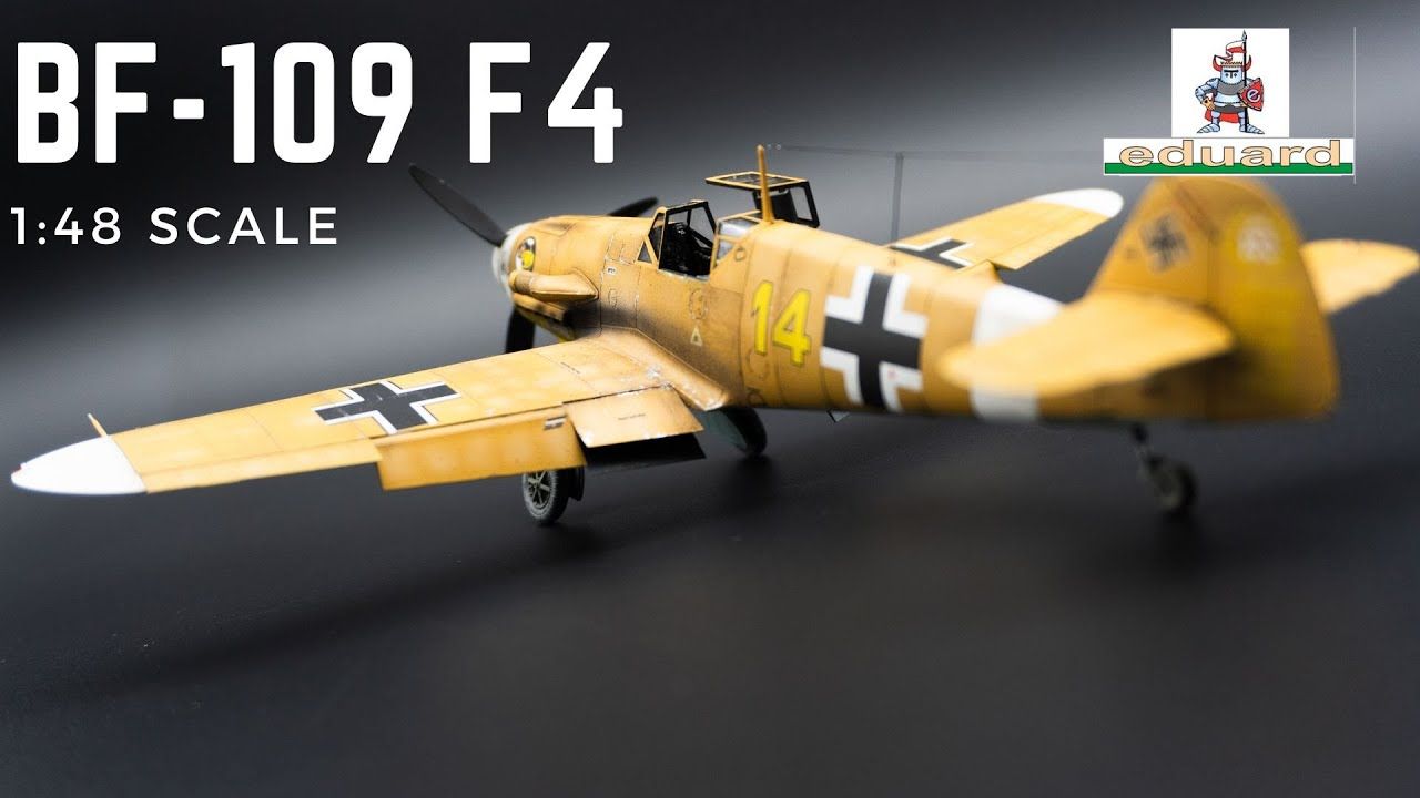 BF-109 F-4 Eduard牛魔王 1/48 战斗机模型制作