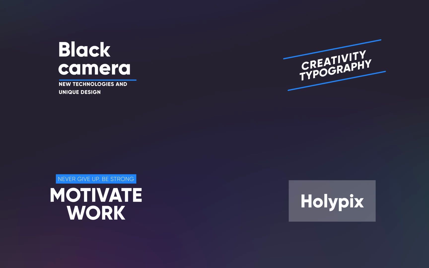 AE模板-100+不同文字排版设计样式的文本标题动画合辑 Titles