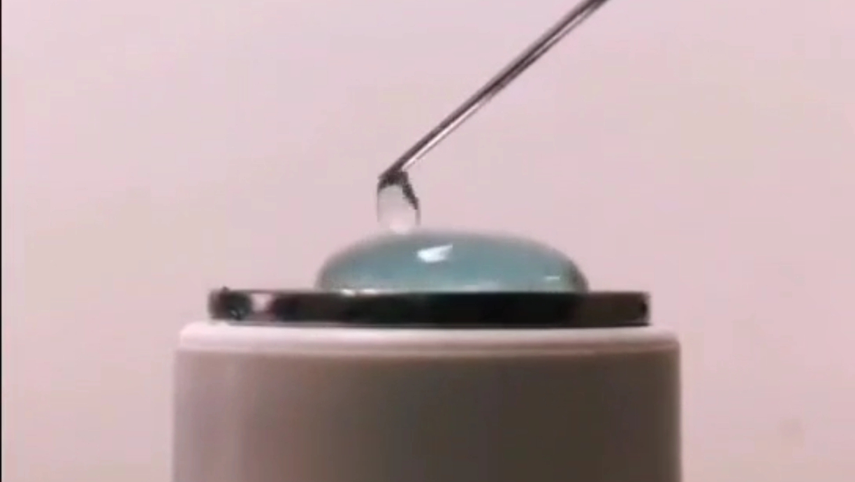 【机械科技】水的表面张力。