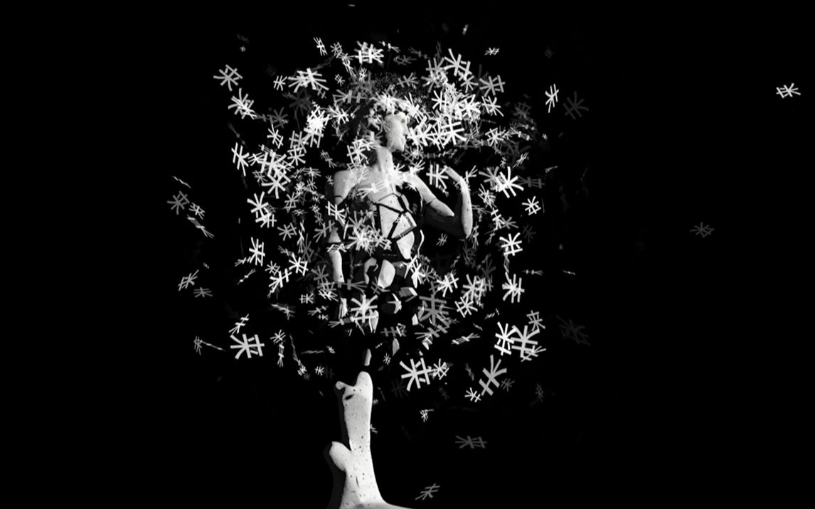 文字汇聚成模型的抽样艺术特效教程C4D+AE教程