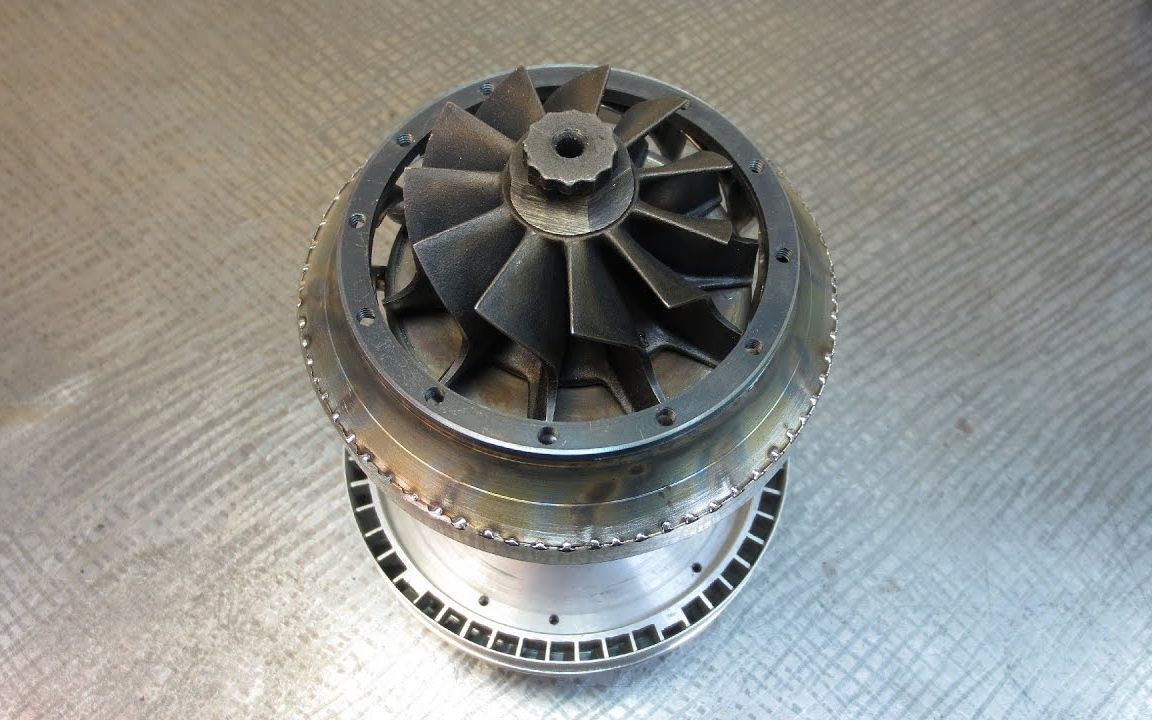 【实力爆表】纯手工喷嘴装置 - 自制涡轮喷气发动机