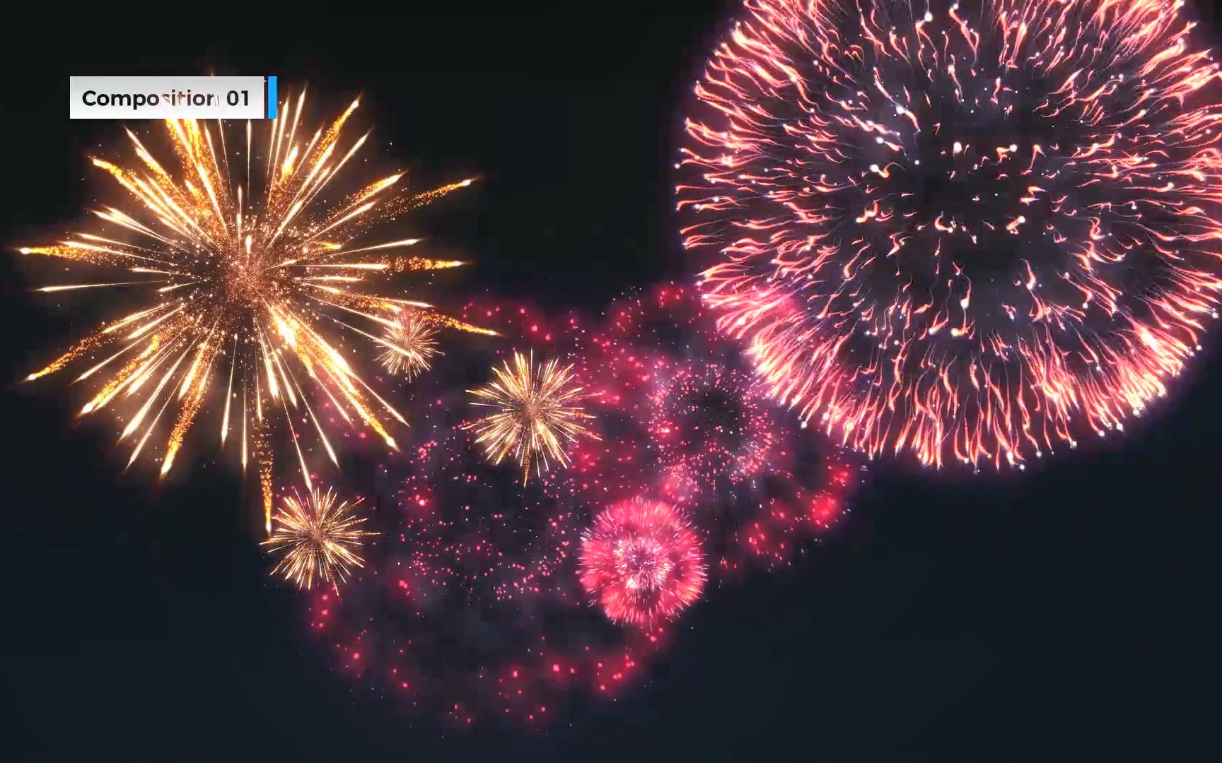 ...烟花生成器13个透明烟花视频20个可编辑生日庆祝国庆烟花生成器视频