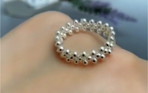 五一回家,纯手工编织小清新戒指