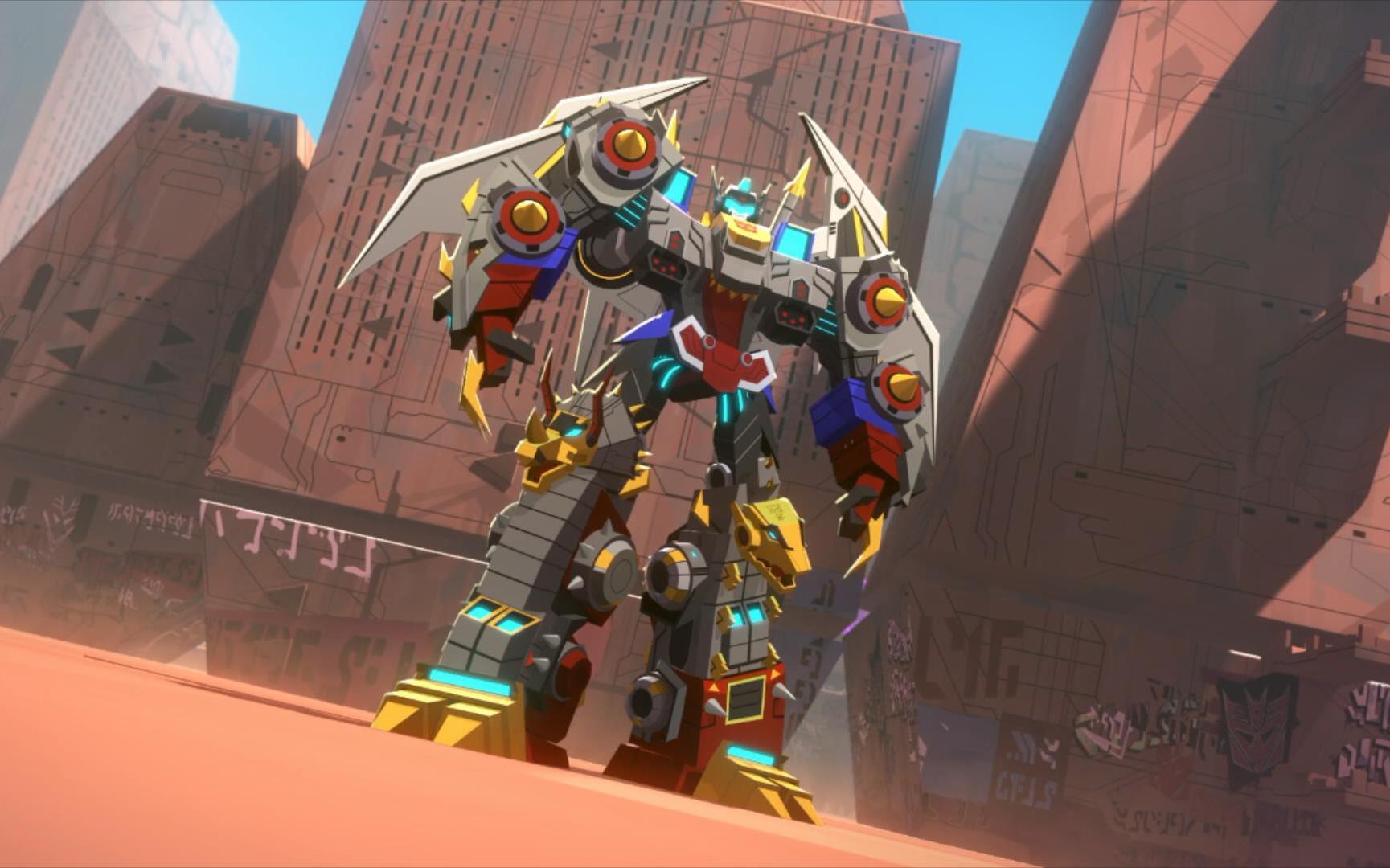 时间锁定小队来袭 机器恐龙组合 变形金刚塞伯志 第四季第一集上