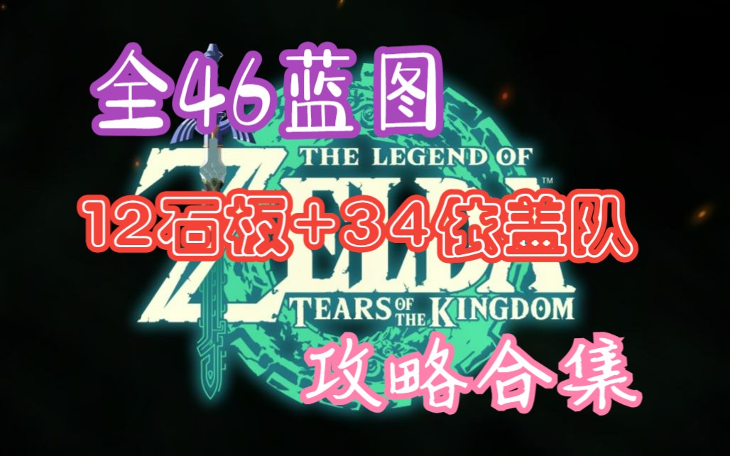 【塞尔达传说:王国之泪】全46蓝图(12石板设计图+34依盖队设计图)...