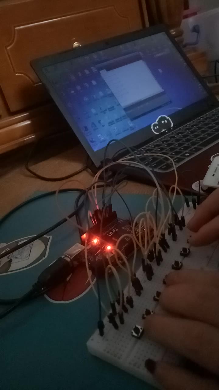 arduino电子琴(请原谅这渣渣音质 是该换个喇叭的(ಥ_ಥ)